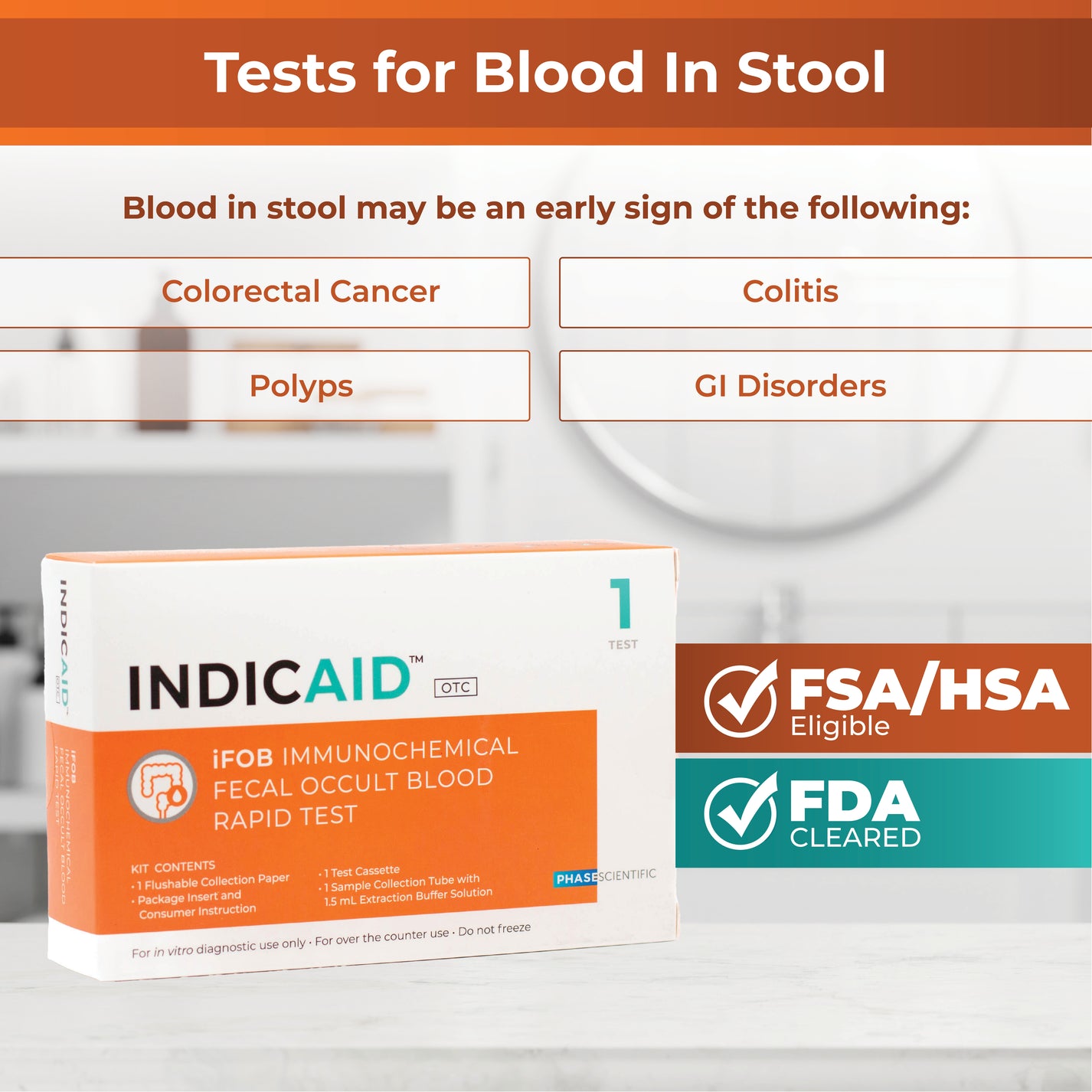 Immunochemical Fecal Occult Blood iFOB Rapid Home Test – us.indicaid.com
